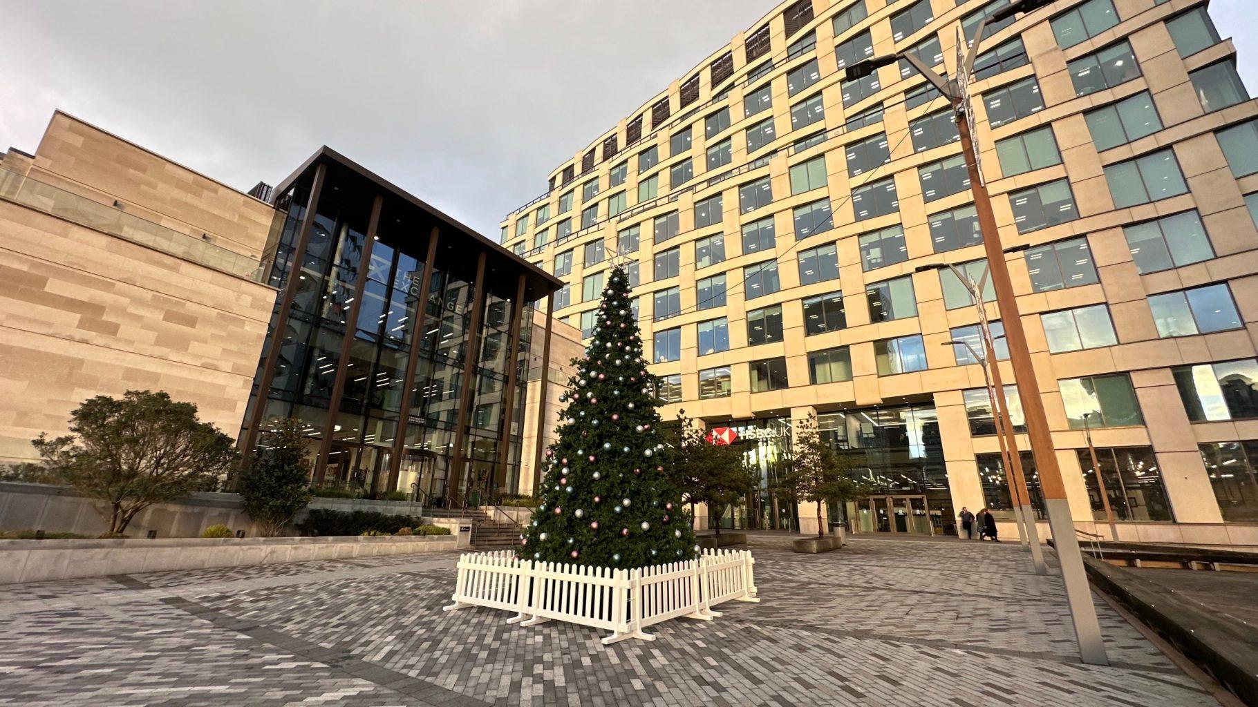 Activate! Christmas tree helps to light up Arena Central - Westside BID